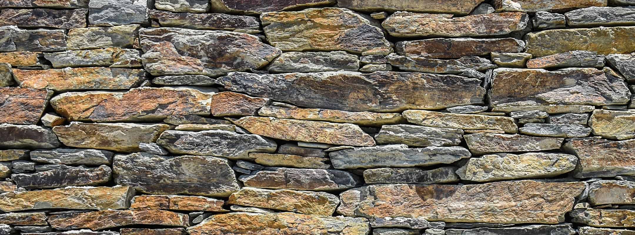 Loose Dry Stone Natural Wall Cladding Strip Panels | Stone & Rock ...