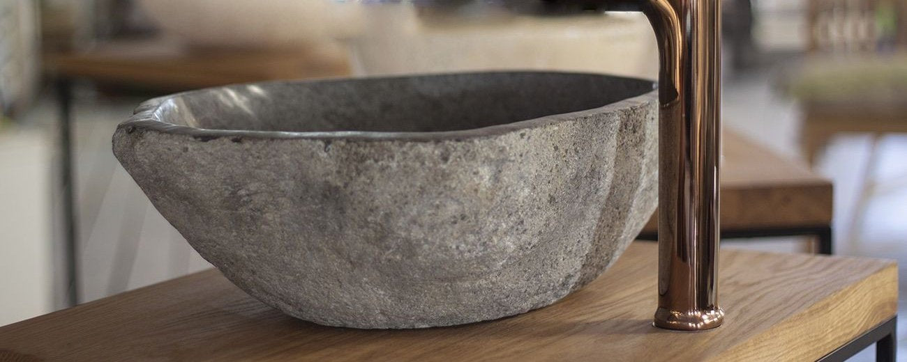 Natural River Stone Basins | Stone & Rock – Stone and Rock