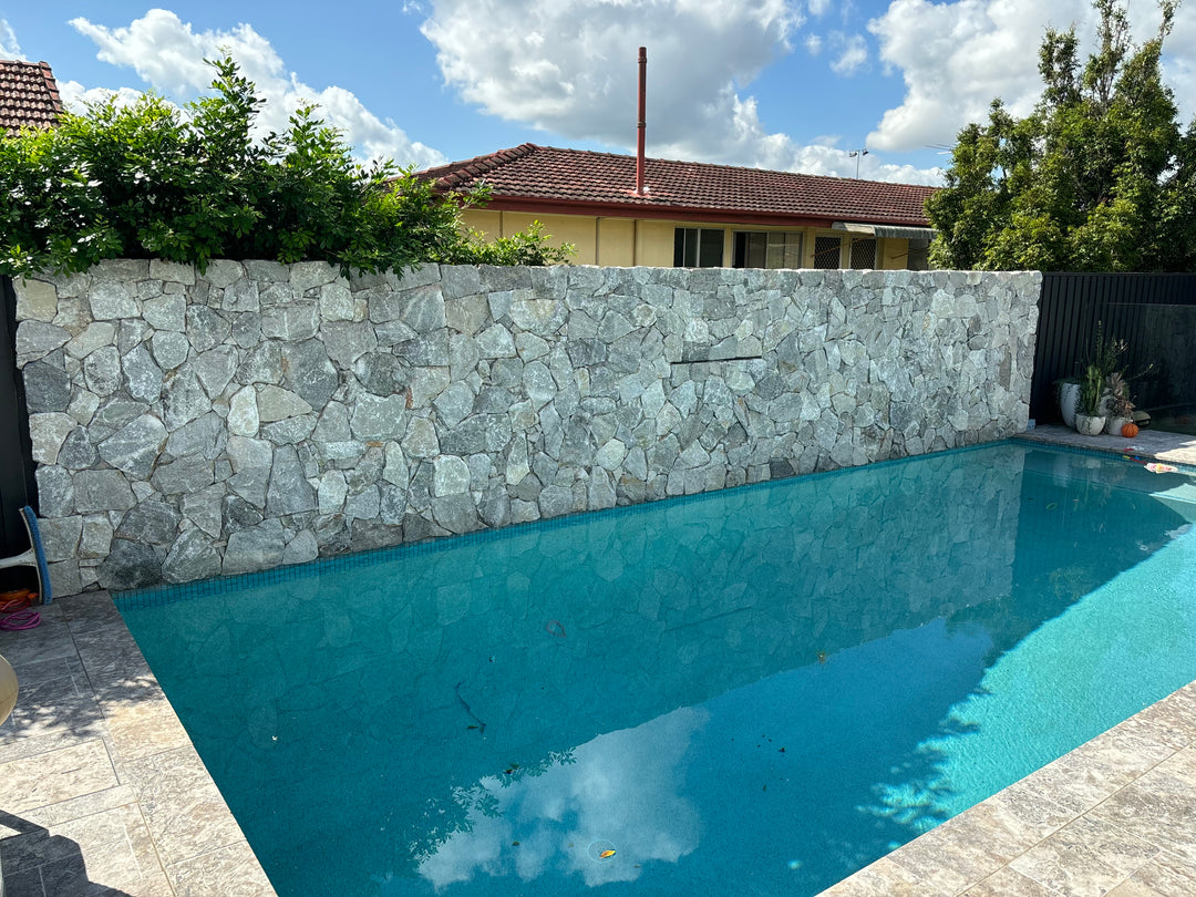 Natural Stone Wall Cladding Free Form - Loose - Misty Grey Quartz ...