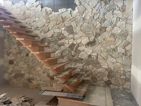 Natural Stone Wall Cladding Free Form - Loose - White Beige Blend ...