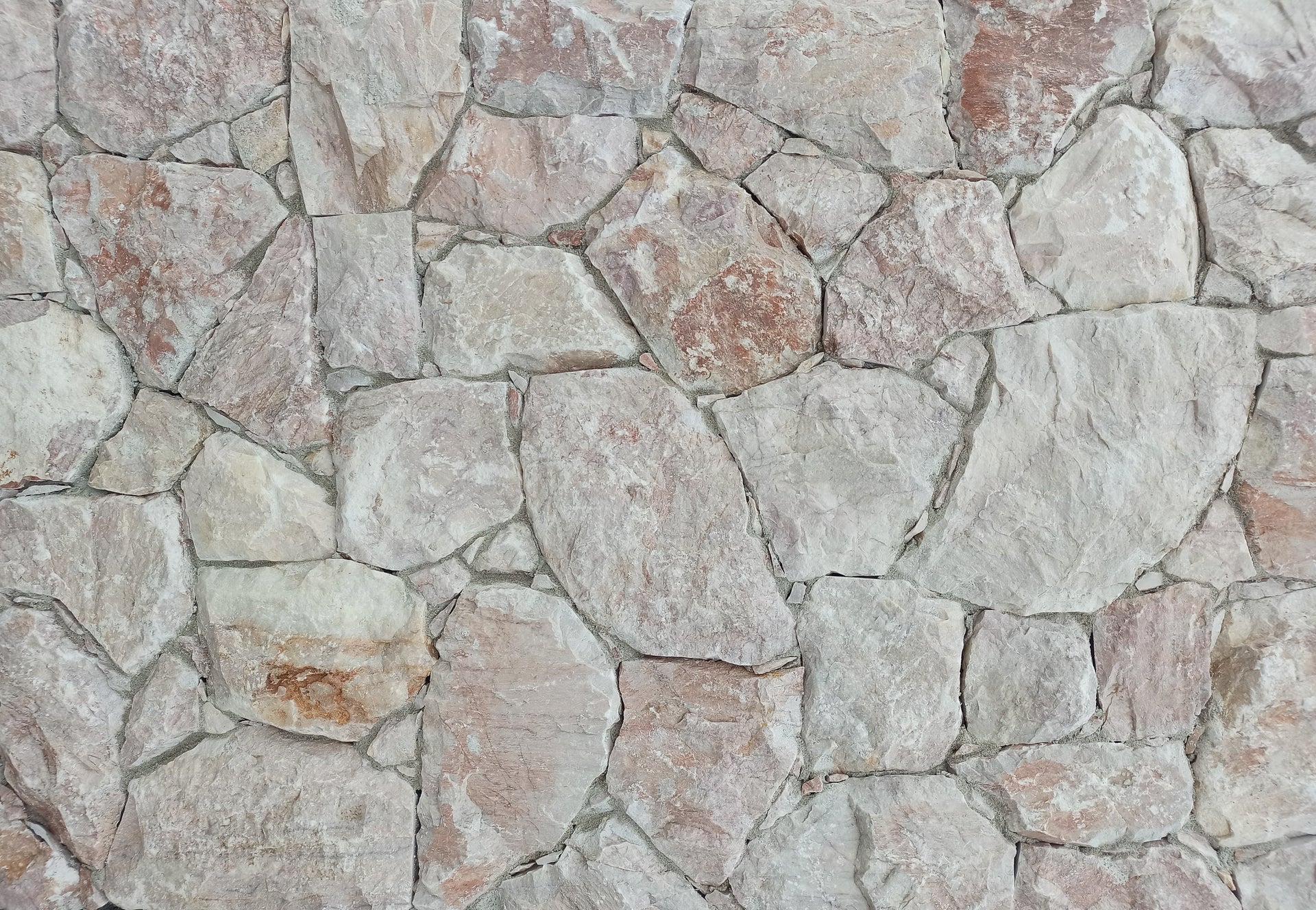 European Stone Wall Cladding Free Form Loose Stone - Rose – Stone and Rock
