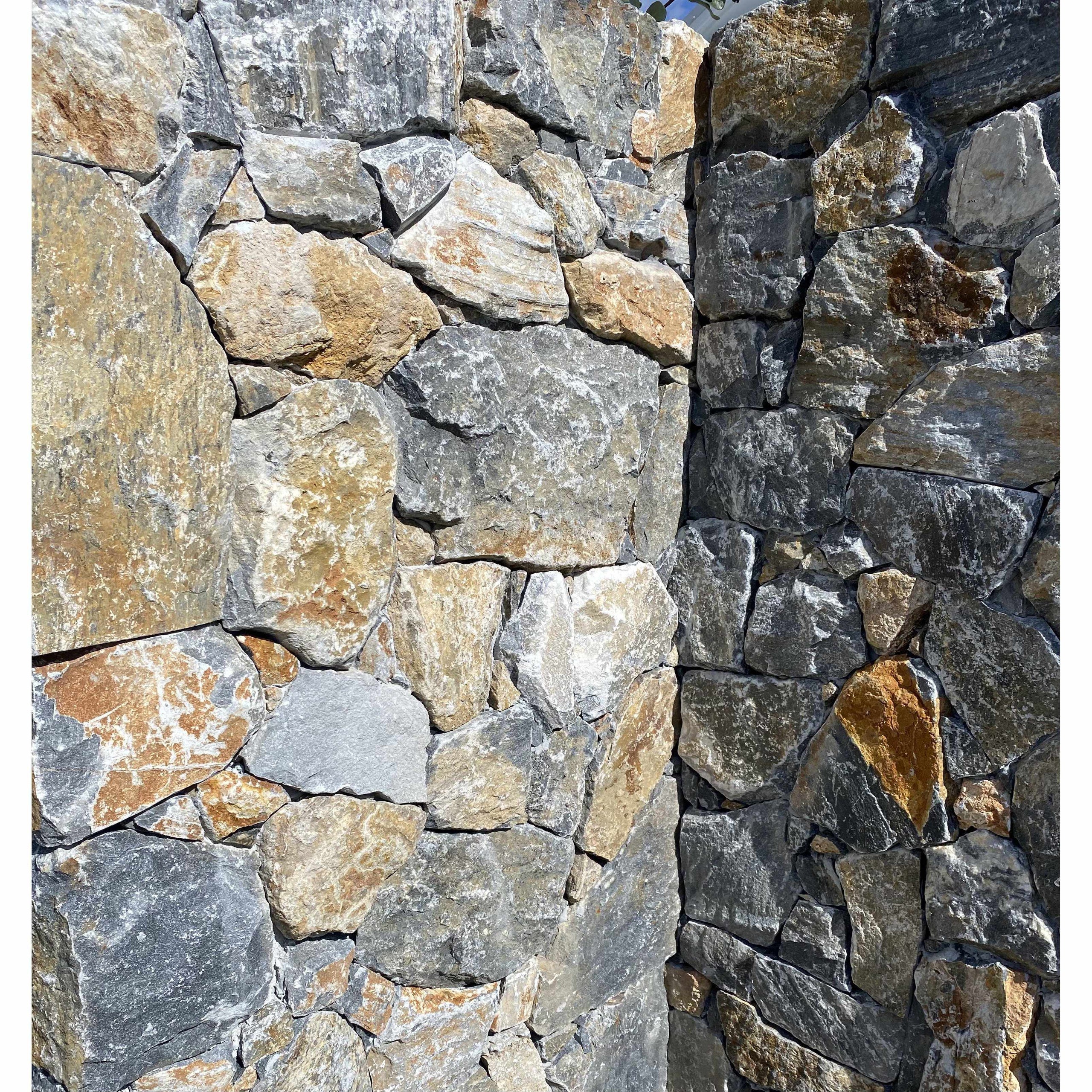 Natural Stone Wall Cladding Free Form - Loose - Blue Rustic Quartz ...