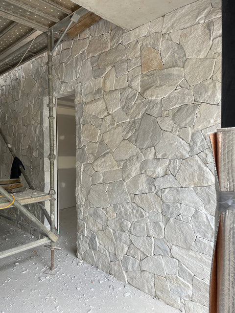 Natural Stone Wall Cladding Free Form - Loose - White Quartz – Stone ...