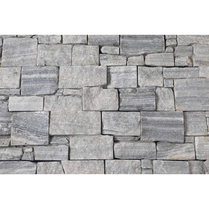 Natural Stone Wall Cladding Ledgestone - Cloudy Grey – Stone and Rock