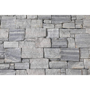 Natural Stone Wall Cladding Ledgestone - Cloudy Grey – Stone and Rock
