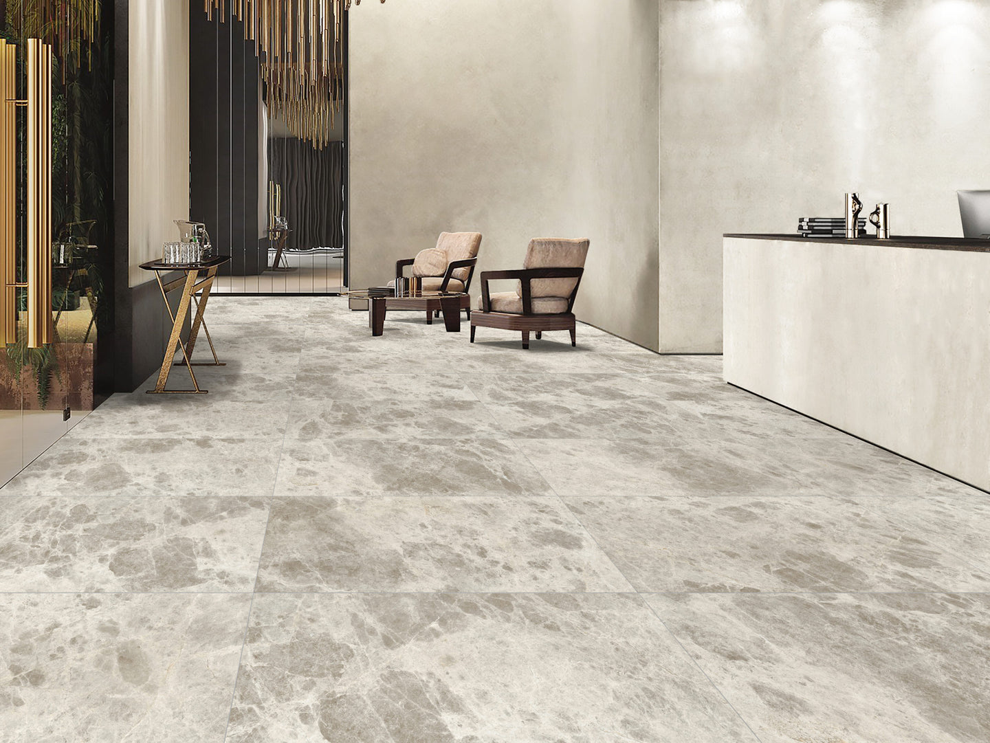 Porcelain Tile - Turko Griege - Travertine looking – Stone and Rock