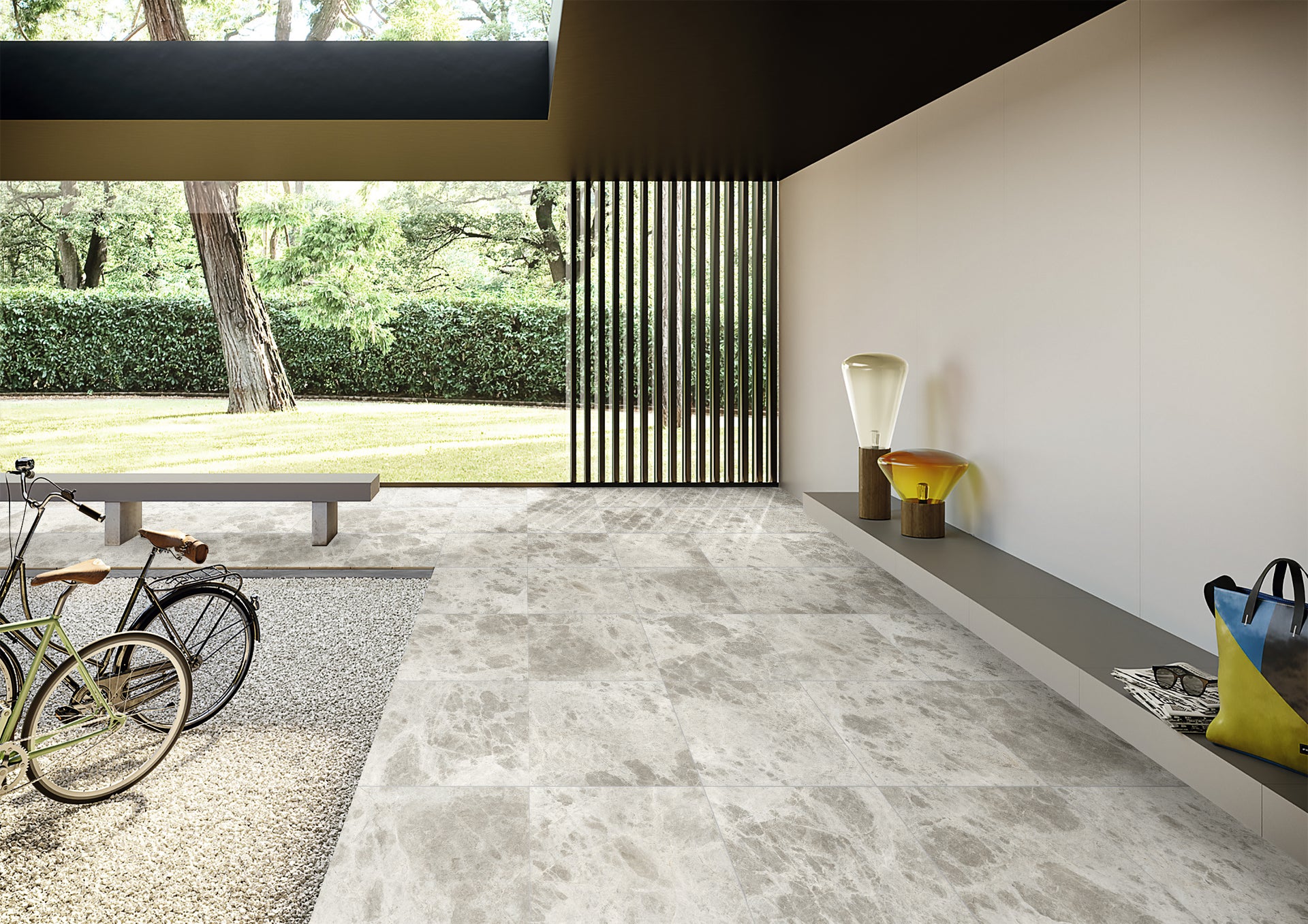 Porcelain Tile - Turko Griege - Travertine looking – Stone and Rock