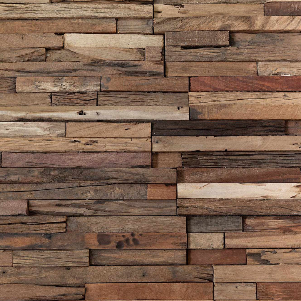 Natural Wooden Ledgestone Feature Wall Cladding Panels – Stone and Rock
