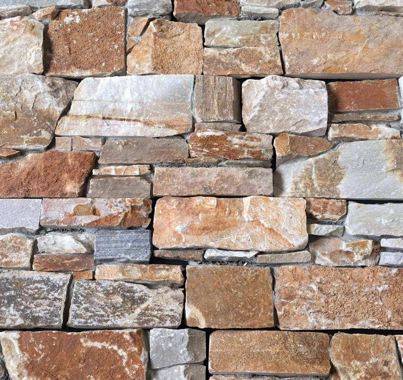 Natural Stacked Stone Feature Wall Cladding Panels | Stone & Rock ...